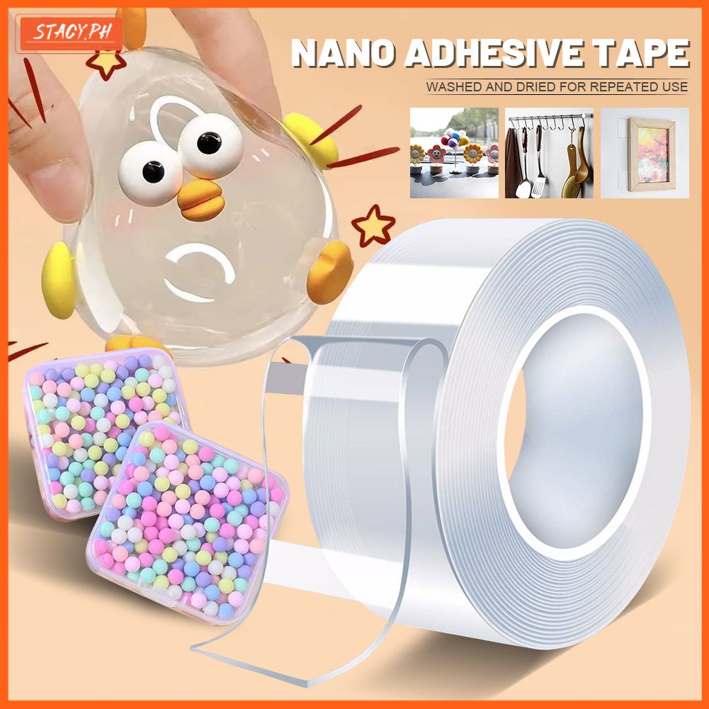 2023 DIY Nano Tape Blow Bubble Decompression Ball Cartoon Decorative ...