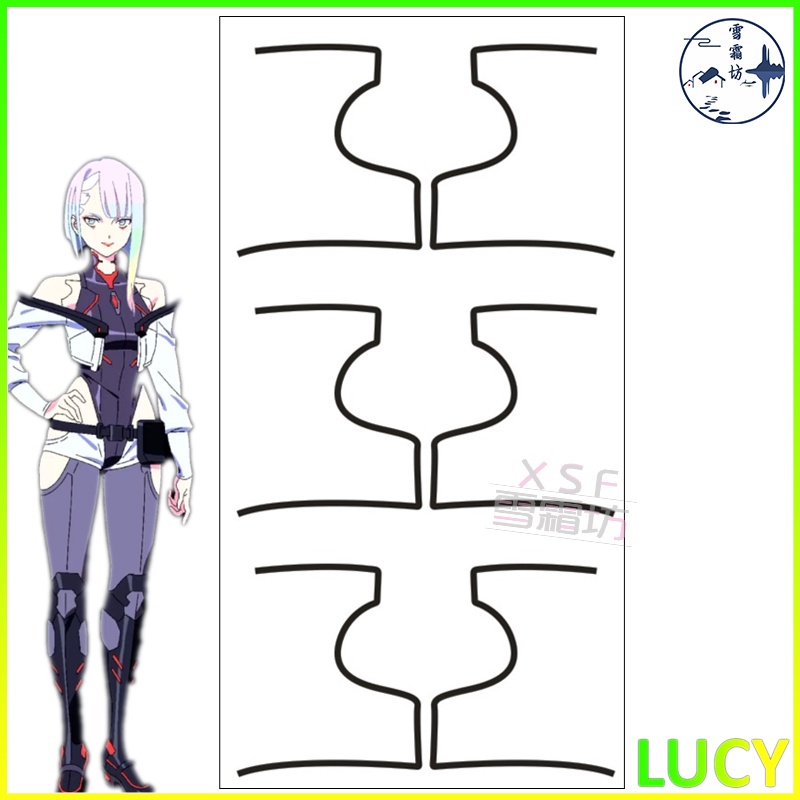 Anime Cyberpunk: Edgerunners Lucy Cosplay Tattoo stickers Lucy | Shopee ...