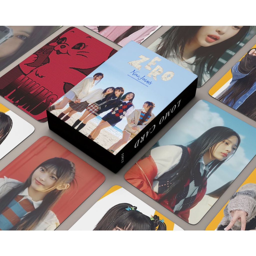 55pcs/box NewJeans Photocards Zero Album LOMO Card Postcard | Shopee Philippines