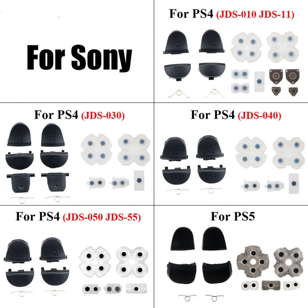 Handle Repair Parts Conductive Rubber Pad L1 R1 L2 R2 Trigger Buttons
