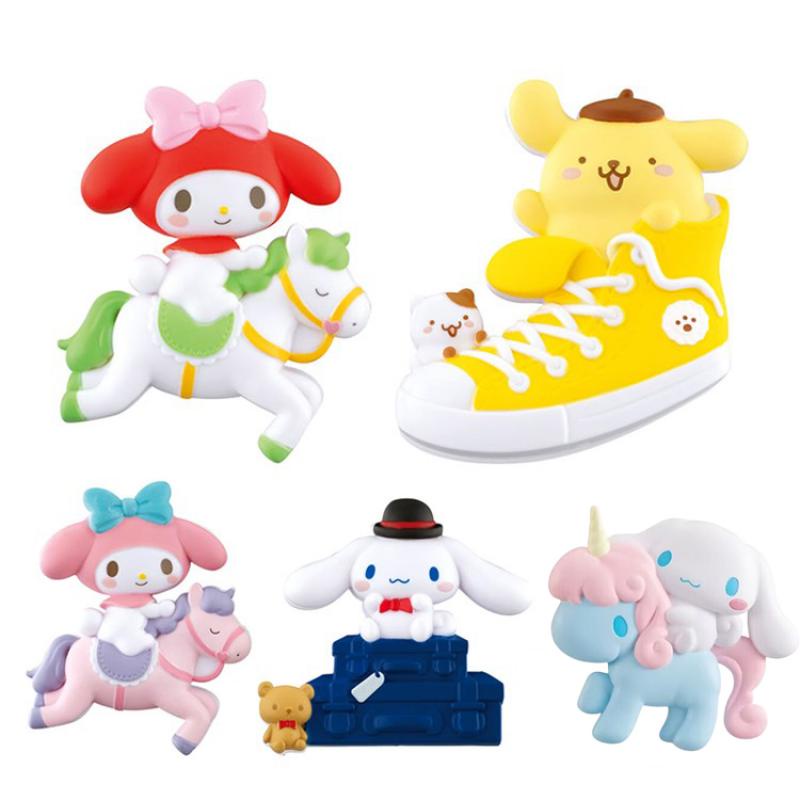 Cute Cinnamoroll Figure Gashapon My Melody Pom Pom Purin Anime Action ...