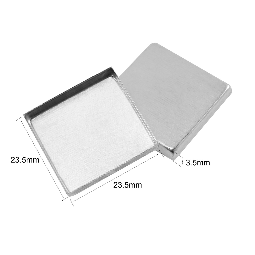 50pcs Empty Refillable Square Round Metal Pans Tins for Eyeshadow ...