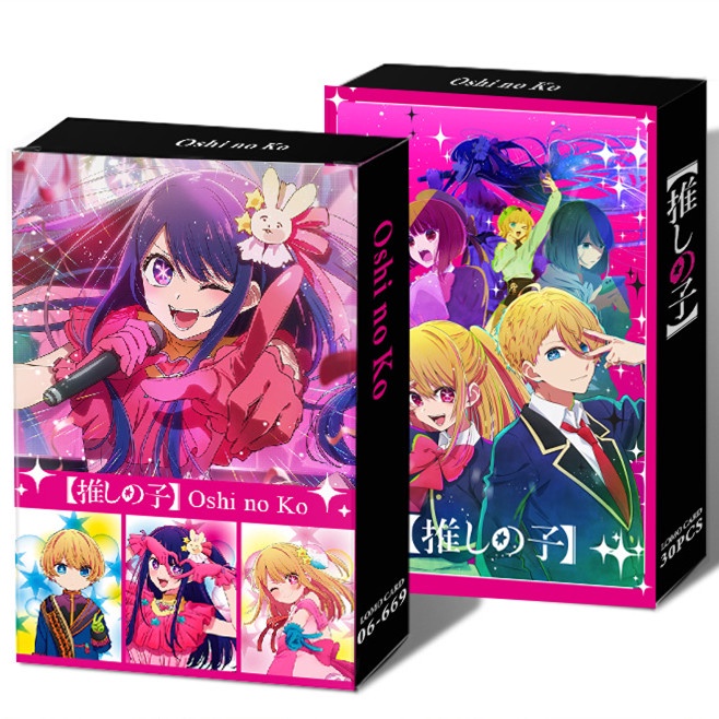30pcs/box OSHI NO KO Jigoku Raku Photocards Lomo Cards Cartoon ...