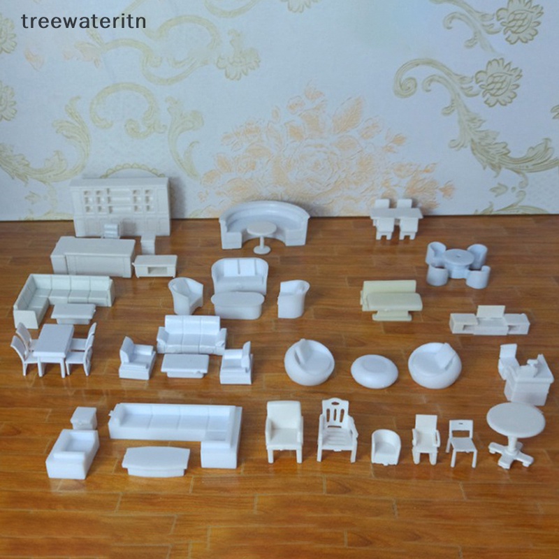 rn Architectural layout design Model sofa furniture model set toy 1/75 ...