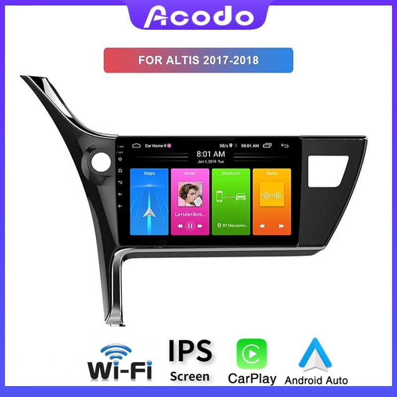 For Toyota Corolla Altis 2017-2018 Android Car Stereo Support Carplay ...