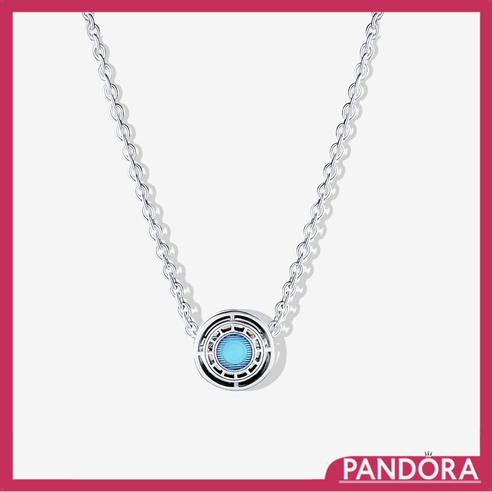 PANDORA Marvel Avengers Iron Man Heart Reactor Necklace Set Arc Reactor ...