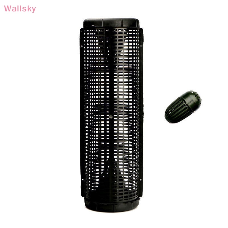 Wallsky> 1pcs Black Fish Net Cage Fishnet Finless Eel Loach Trap ...