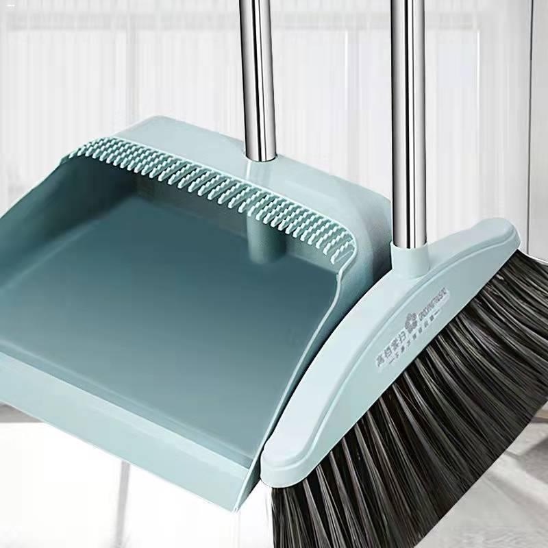 Household Cleaner Long Handle Dust Pan Sweeper Broom and Dustpan Set ...