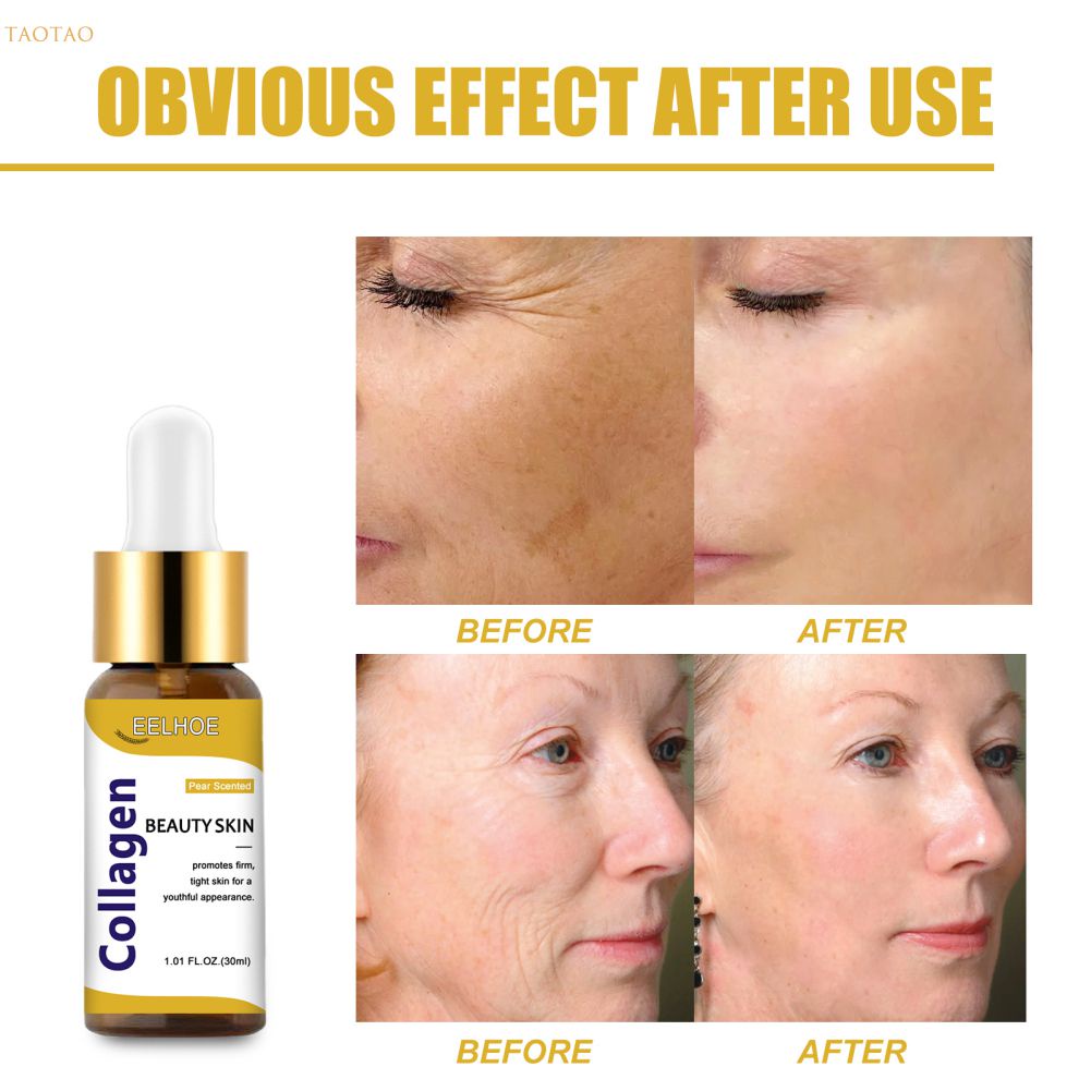 Collagen Peptides Face Serum Cream Anti-aging Brighten Whitening Care ... Collagen Peptides Face Serum Cream Anti-aging Brighten Whitening Care ...