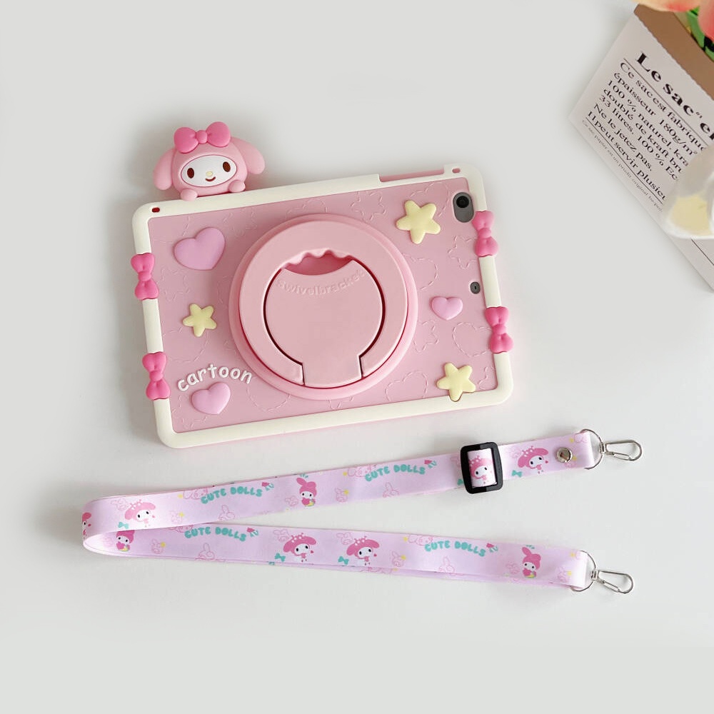 Casing Melody Pattern Case Compatible with Mini 1 2 3 4 5 IPad 5 6 7 8 ...