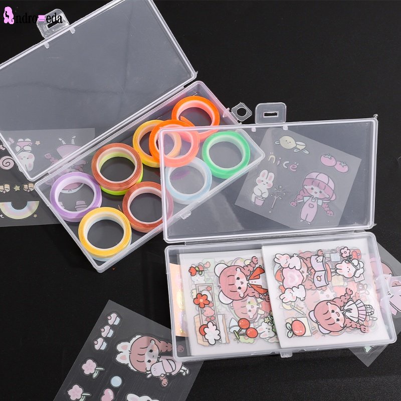 Practical Plastic Box Rectangular Transparent Storage Boxes Dustproof ...