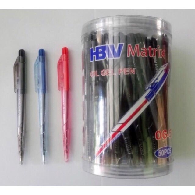 HBW MATRIX Oil Gel Pen sold per piece | Shopee Philippines