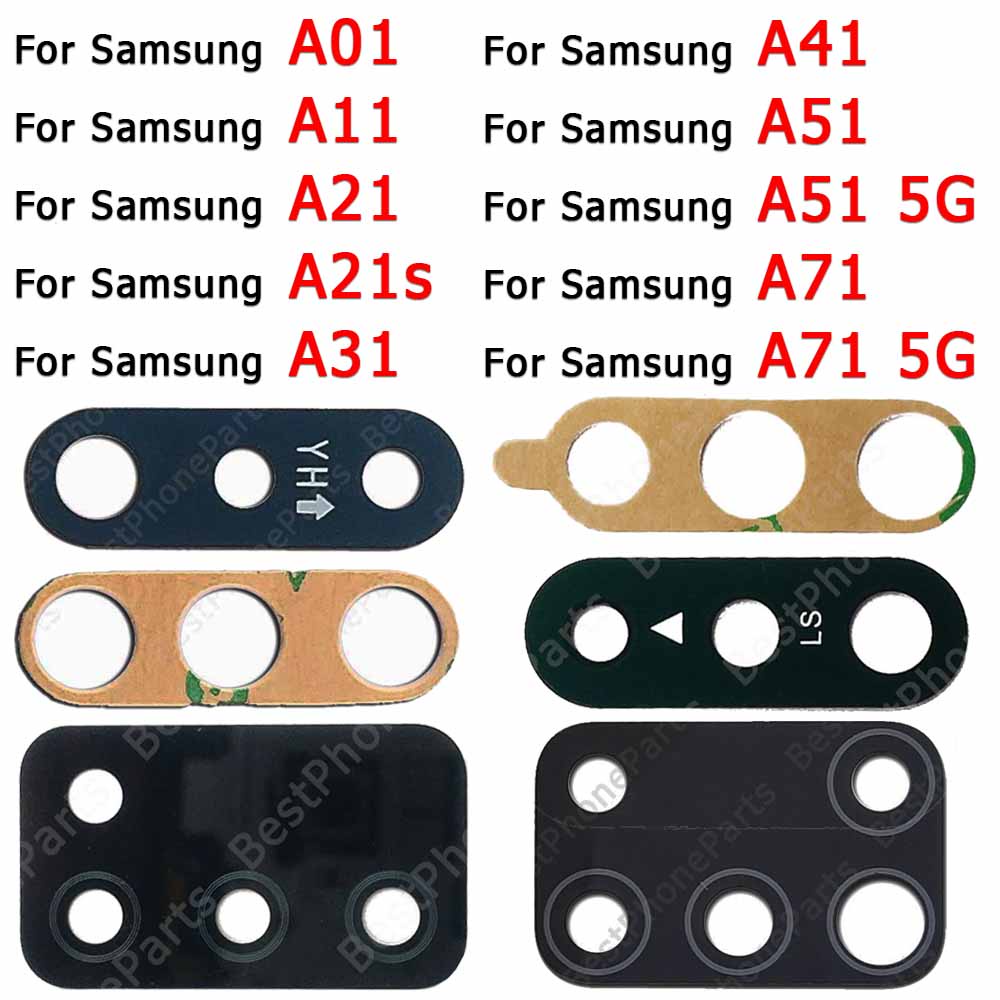 Rear Back Camera Lens Glass For Samsung Galaxy A01 A11 A21 A21s A31 A41 ...