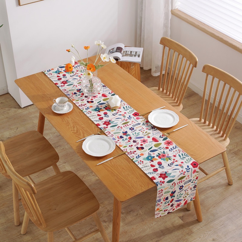 Split Rustic Table Runner Cloth - Perfect for 4, 6, 8, 10 Seater Center ...