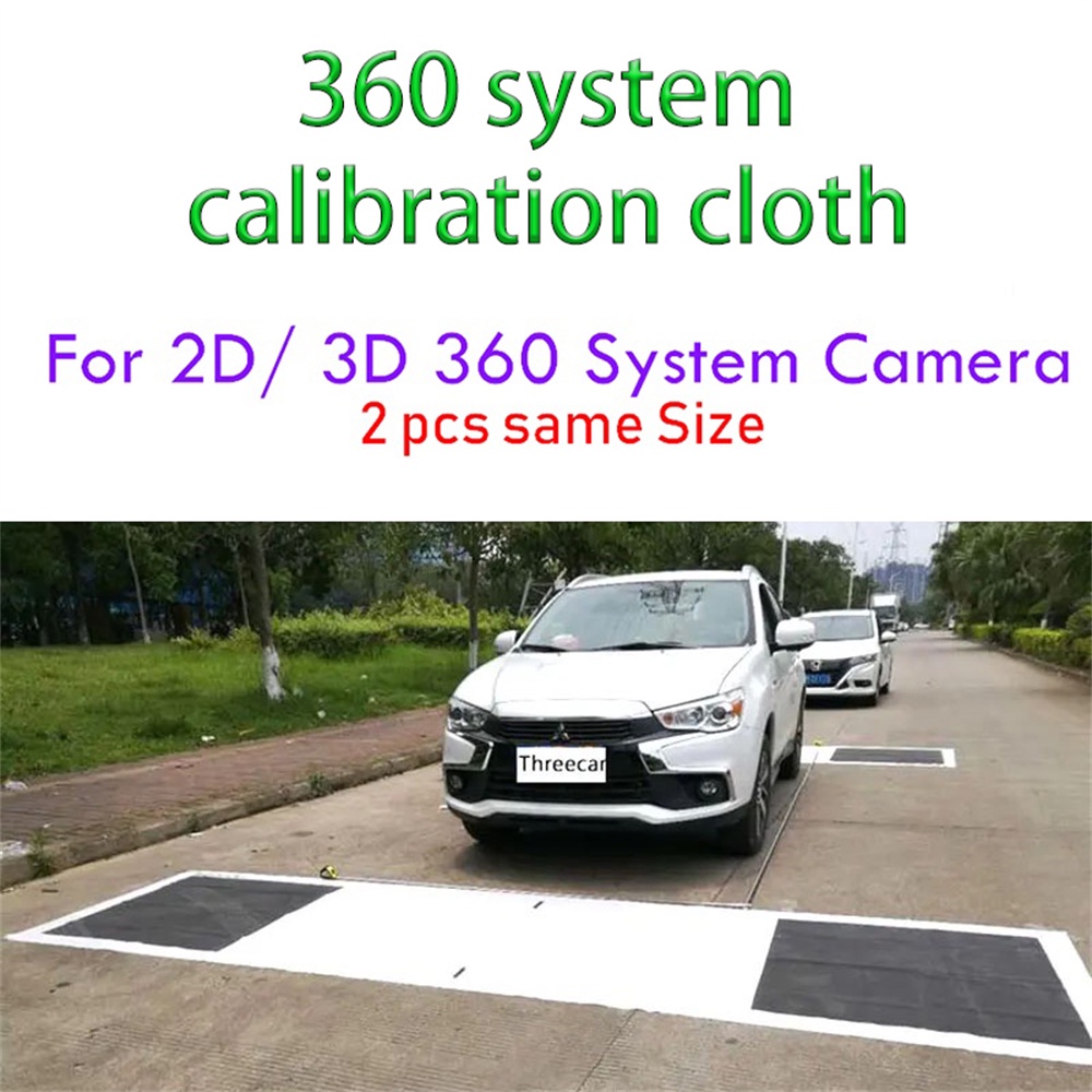 AHD 360 Degree Car Camera System Calibration Cloth For 3D Car Bird Eye ...