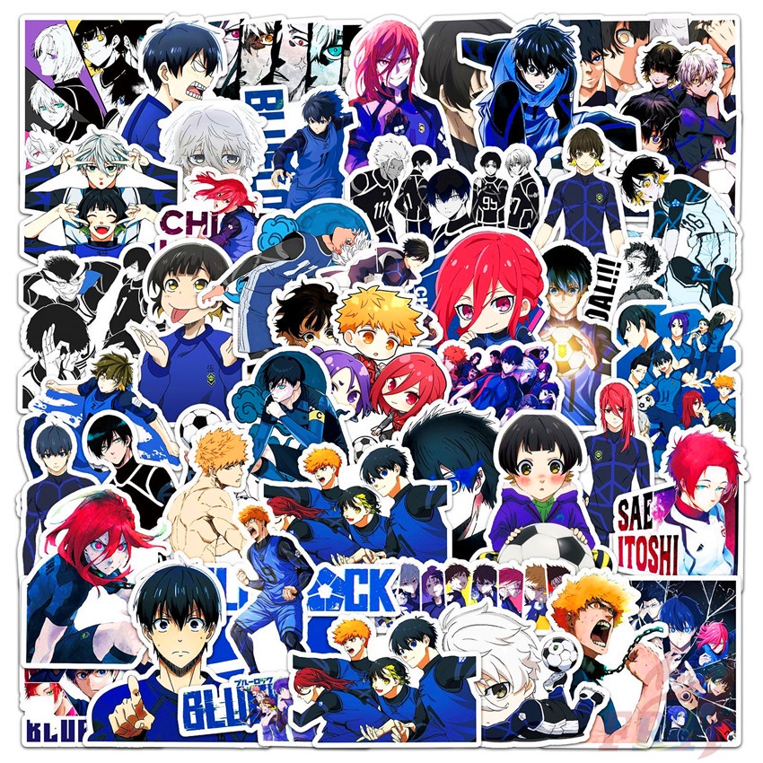 Blue Lock Series 03 Stickers 50Pcs/Set Fashion DIY Waterproof Decals ...