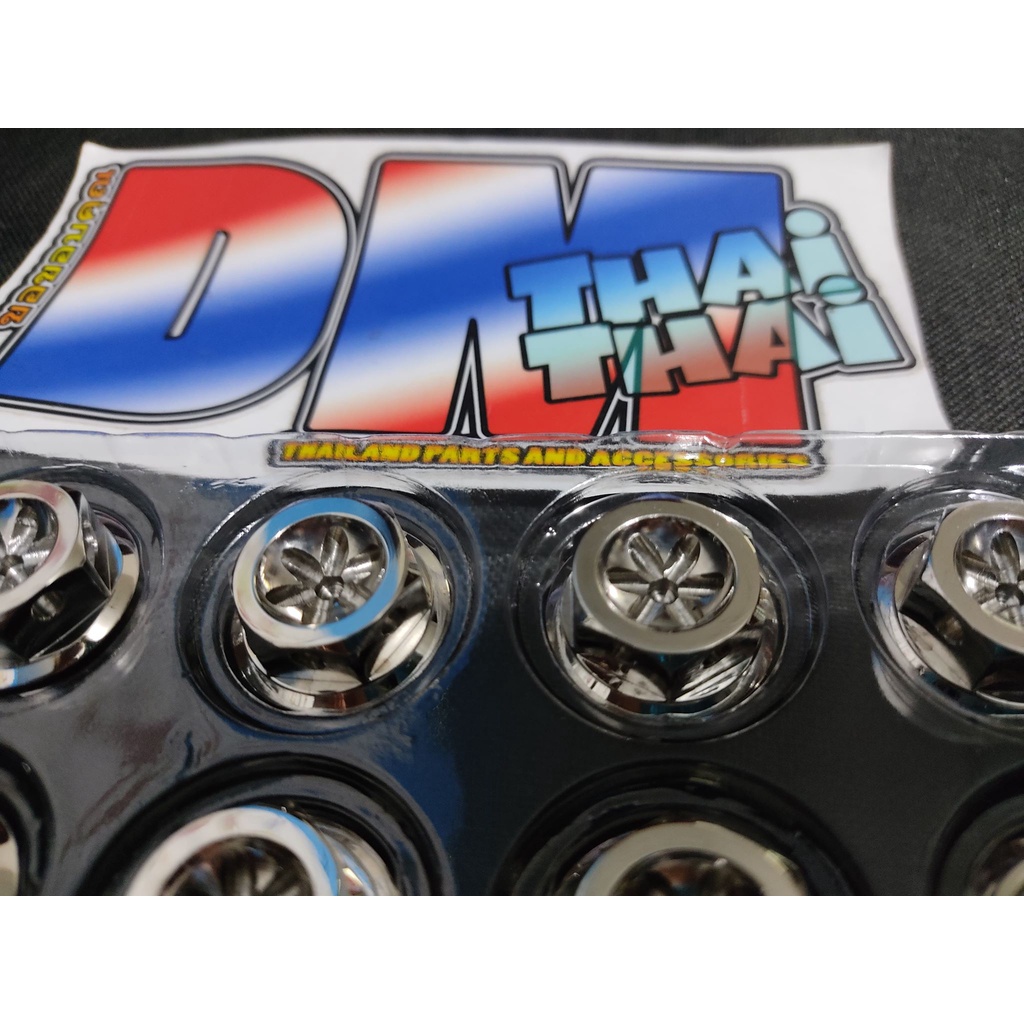 Engine Oil Bolt White Gold Nmax / Aerox / Mio / Beat / Click / Sniper ...