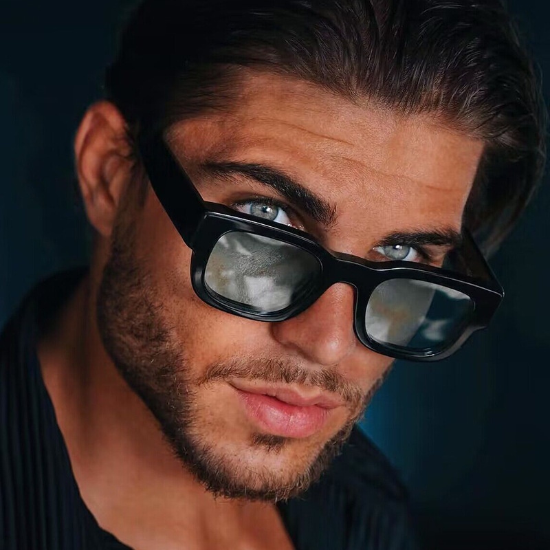 Europe and the United States New Small Frame Square Sunglasses Advanced ...