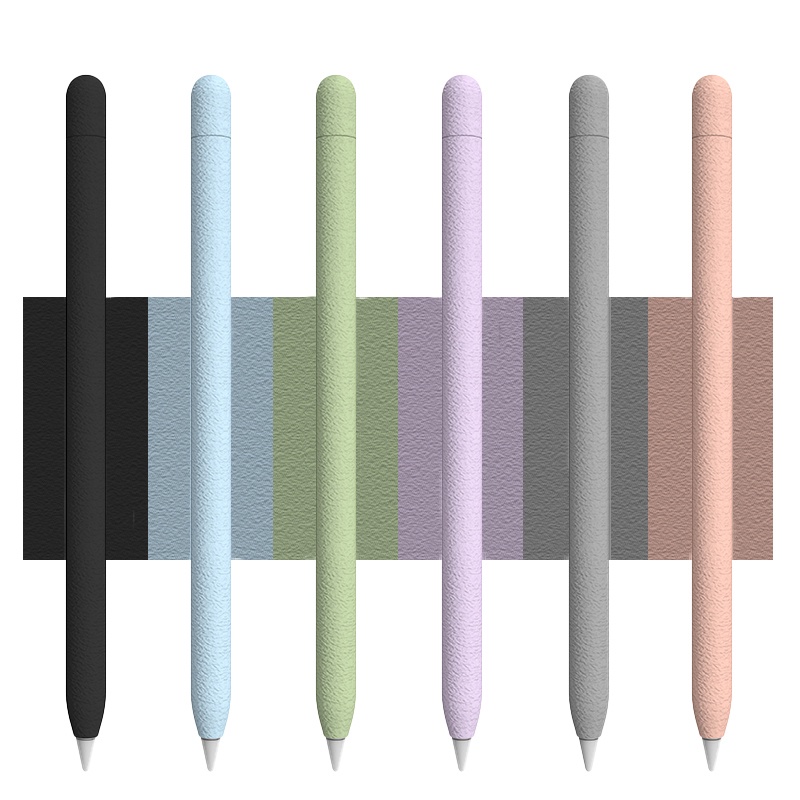 Matte Silicone Case Compatible for iPad Apple Pencil Pro 2 1 Gen ...