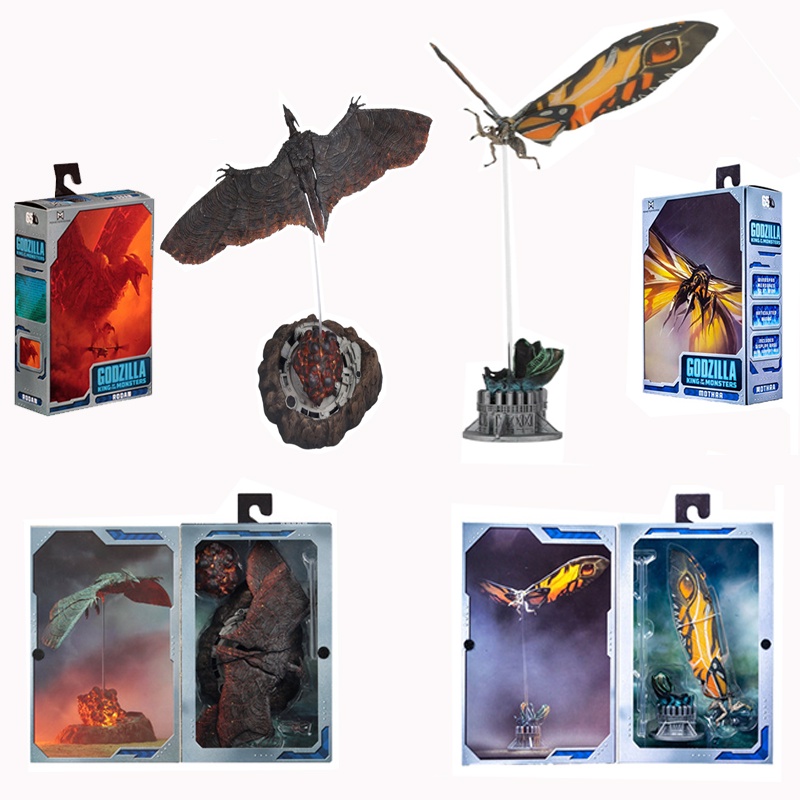 NECA Godzilla King of The Monsters Vs. King Kong Movable Mode Mothra ...