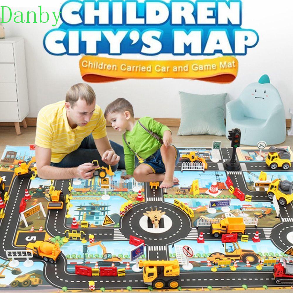 DANBY City Parking Lot Roadmap Kids Games City Rug Car Climbing Mats ...