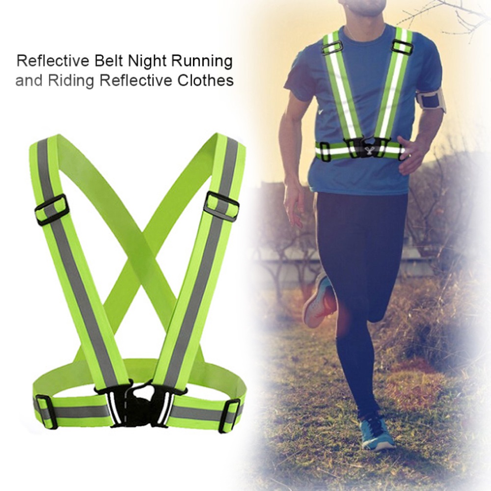 Garter Reflective vest - High Visibility Reflectors for motorcycle ...