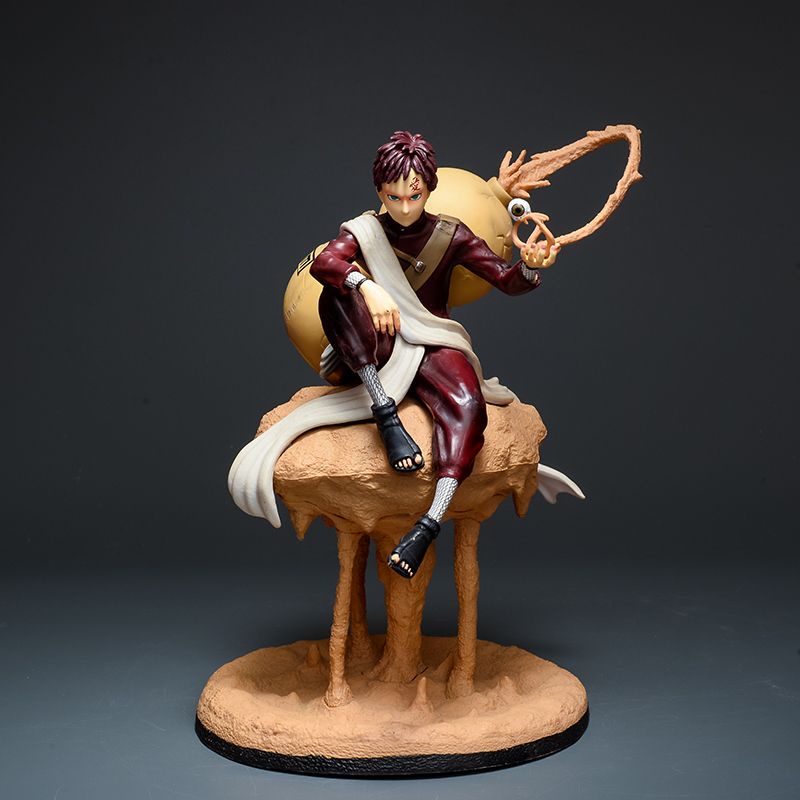 Naruto Gaara Gaara's Shield Sitting Pose Action Figure Model and ...