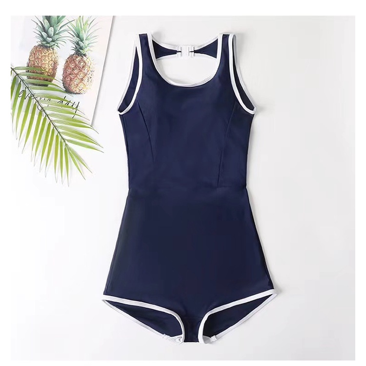 One-piece Swimsuit Female Sexy Cover The Flesh Thin Swimsuit Student ...