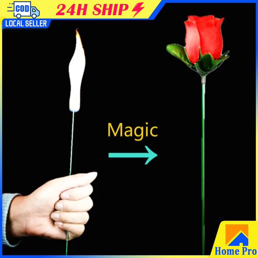 Torch To Flower Fire Magic Trick Flame Appearing Flower Professional ...