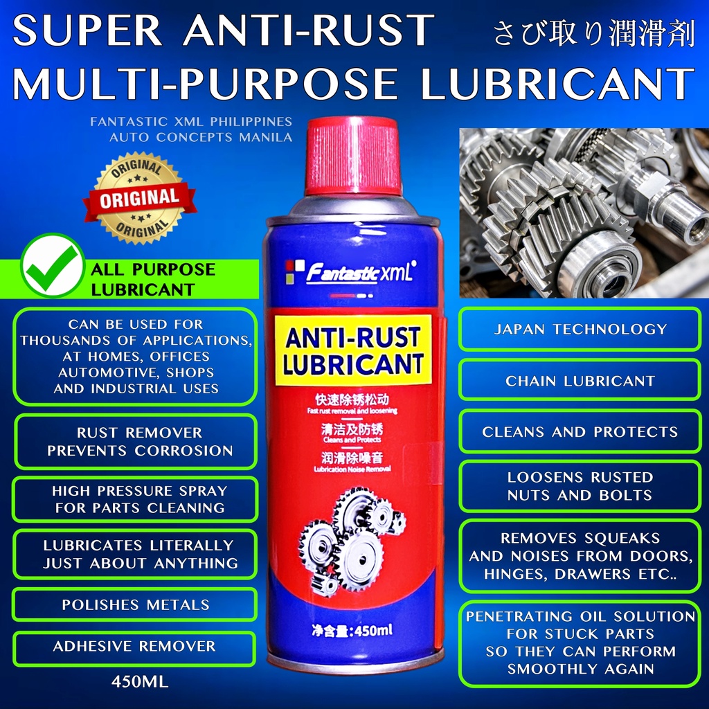 ORIGINAL SUPER MULTI PURPOSE LUBRICANT 450ML SIMILAR TO WD40 | Shopee ...