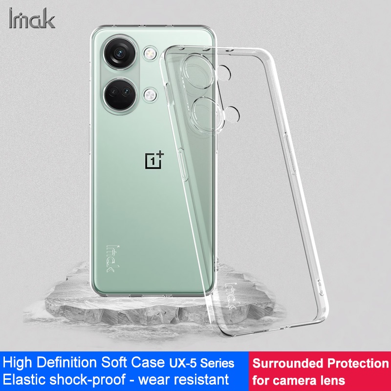 Original Imak Casing OnePlus Nord 3 5G Transparent Soft TPU Back Case Clear Silicone Shockproof ...
