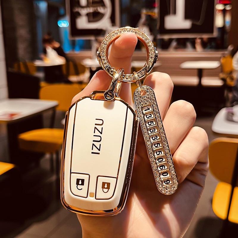 ISUZU DMAX D-MAX MUX MU-X Truck Keyless Key Case Protect Push Start ...