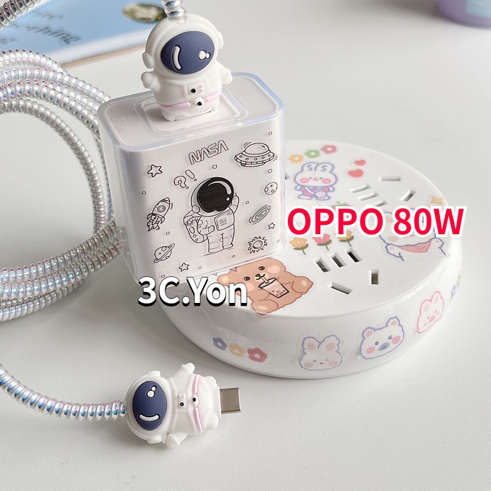 5pcs/set Astronaut Charger Protector OPPO 80W Charger Cover for OnePlus ...