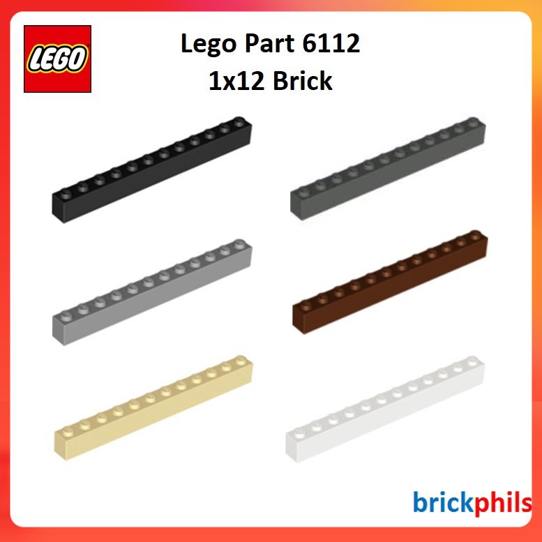 Lego Part 6112 - 1x12 Brick | Shopee Philippines