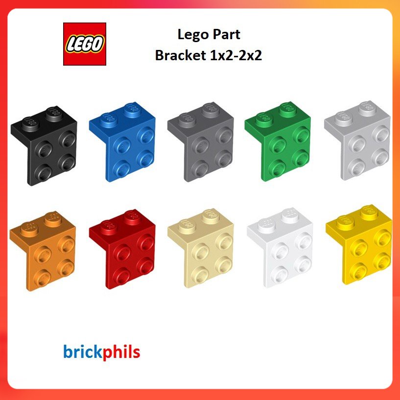 Lego Part 44728 - Bracket 1x2-2x2 (5pcs per Lot) | Shopee Philippines