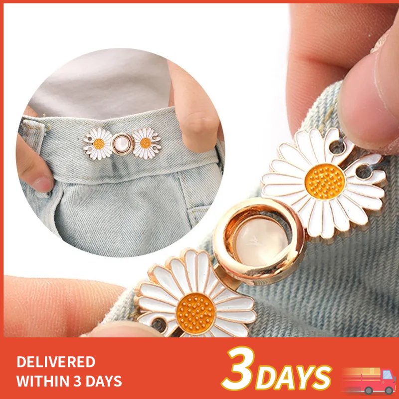 Removable Waist Closure Button Jeans Small Daisy Pair of Buttons To ...