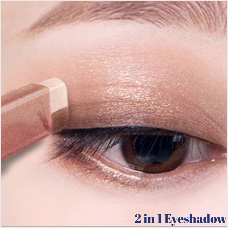 Hot Sale 2 in 1 Eyeshadow Matte Eyeshadow Duo Gradient Eyeshadow Pencil ...