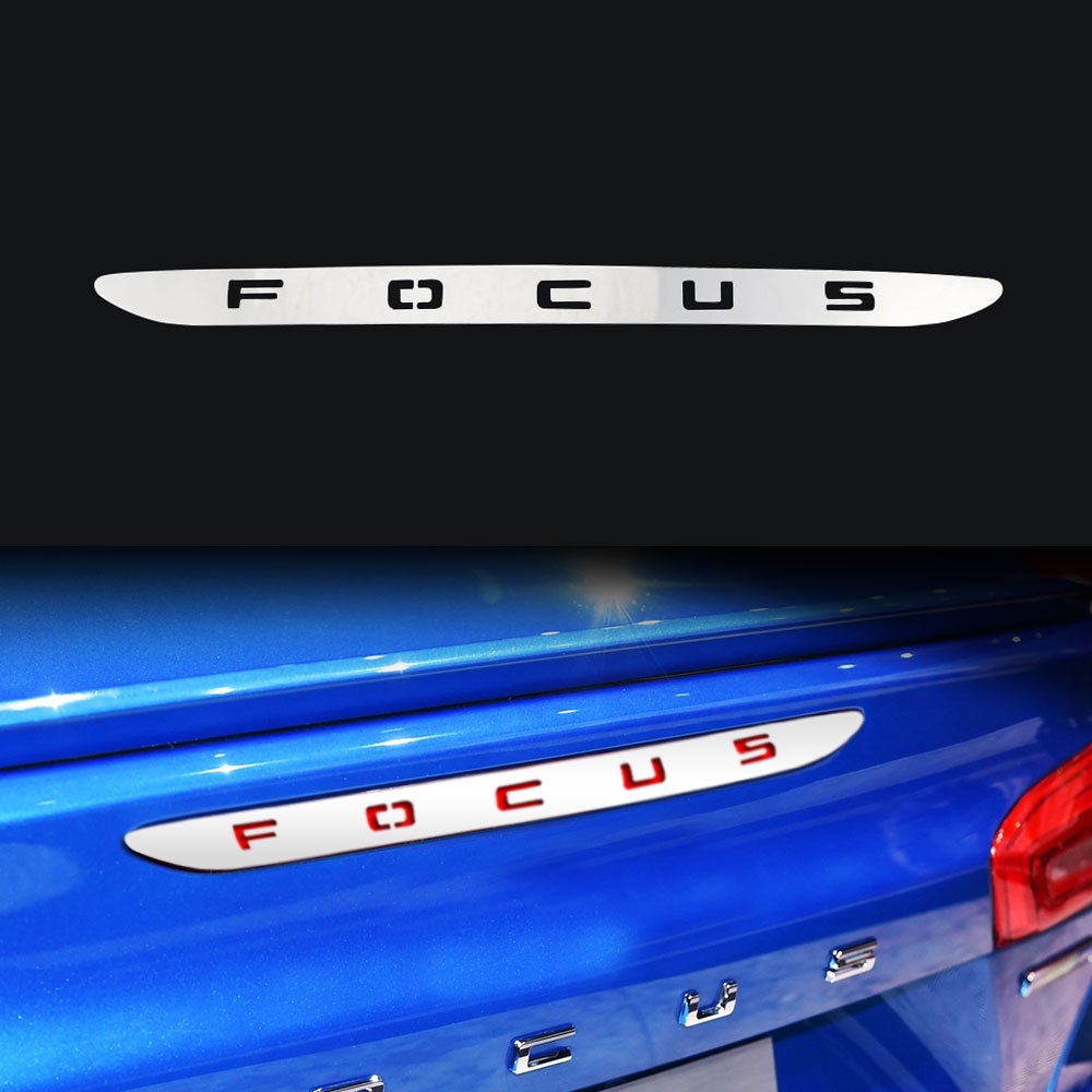 Stainless Steel Car High Brake Light Cover Sticker Trim for Ford Focus ...