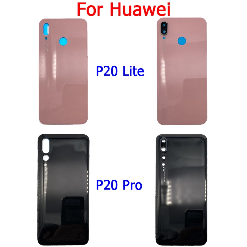 High Quality For Huawei P20 Pro Battery Back Cover Rear Door Glass Panel P20 Lite Battery ...