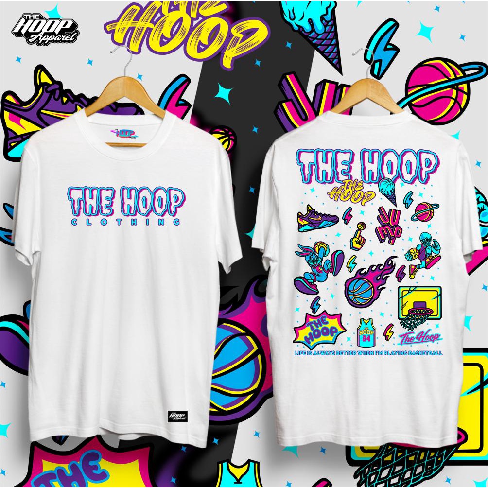 THE HOOP APPAREL SIGNATURE DOODLE GRAPHIC COTTON TSHIRT FOR MEN AND ...