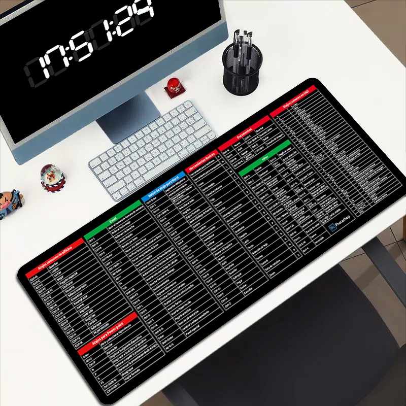 Mouse Pad Large The Periodic Table Keyboard Gaming Desk Mousepad ...