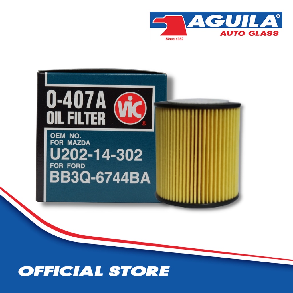 Original VIC - Oil Filter (O407A) for Mazda BT50, Ford Ranger and Ford ...