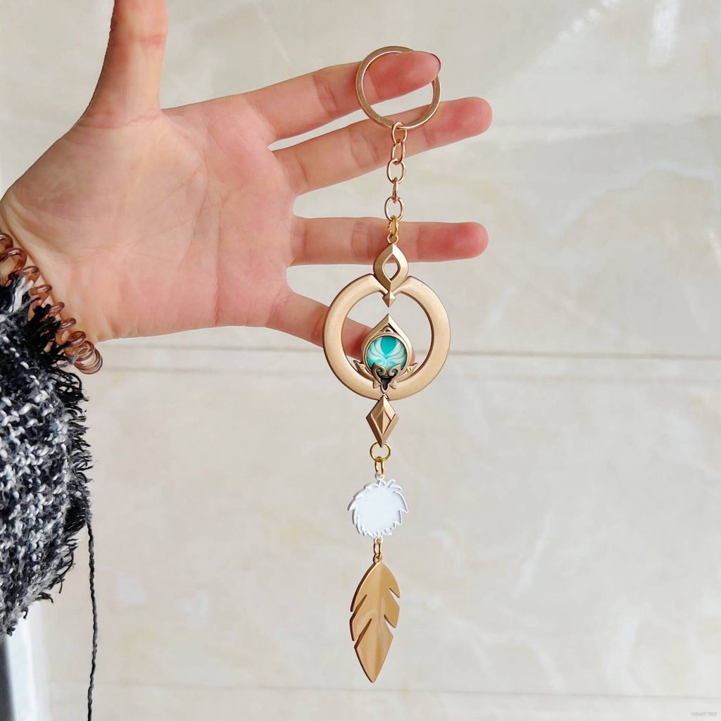 Jason Genshin Impact Wanderer Vision Luminous Keychain Anime ...