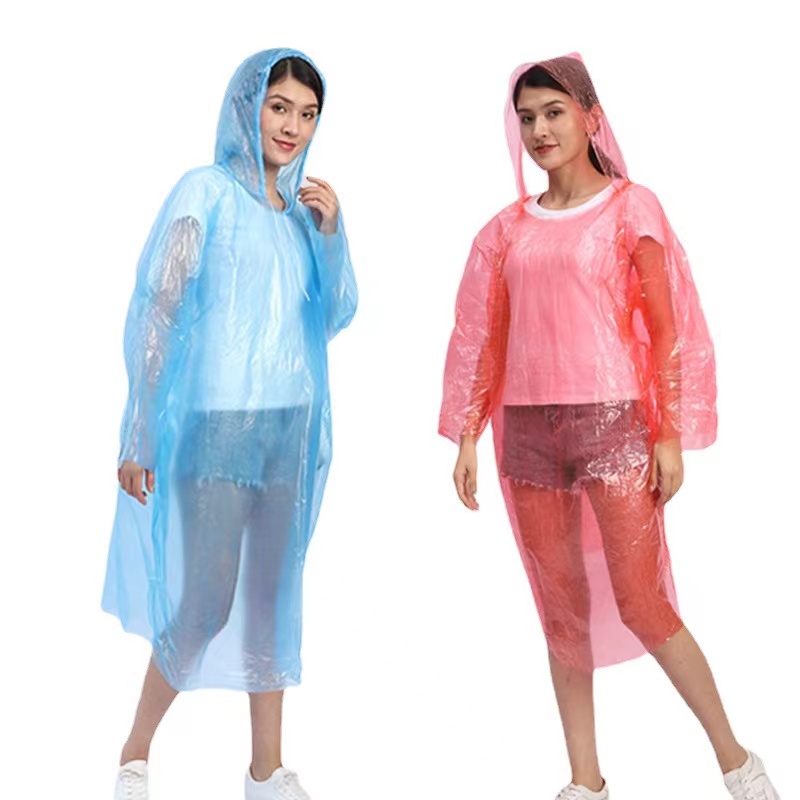 1PCS Disposable raincoat Adult waterproof raincoat Emergency Travel ...
