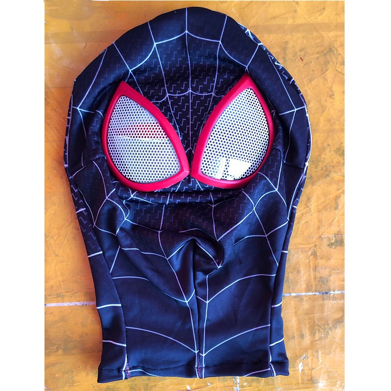 Adult Miles Mask Spiderman Mask Marvel Superhero Cosplay Masks Headgear ...