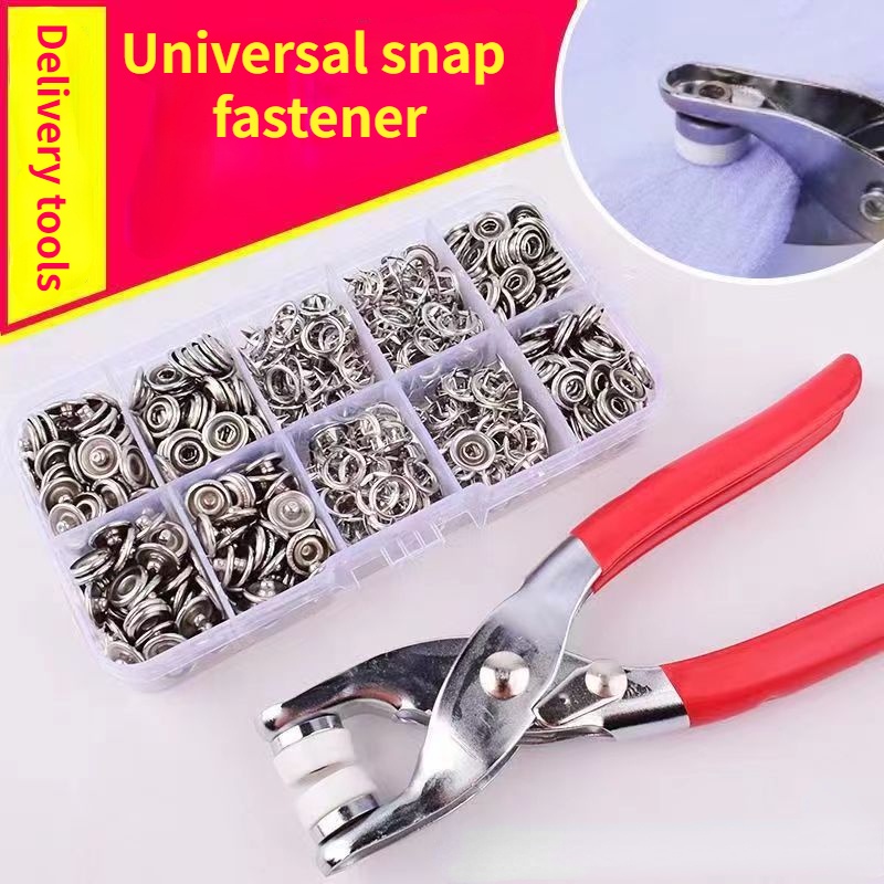 Five-Claw Buckle Installation Tool Set Seam Free Nail Buckle Snap ...