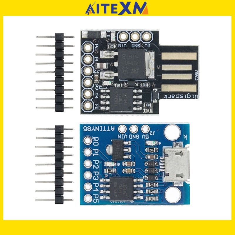 Blue Black Tiny85 Digispark Kickstarter Micro Development Board Attiny85 Module For Arduino Iic 