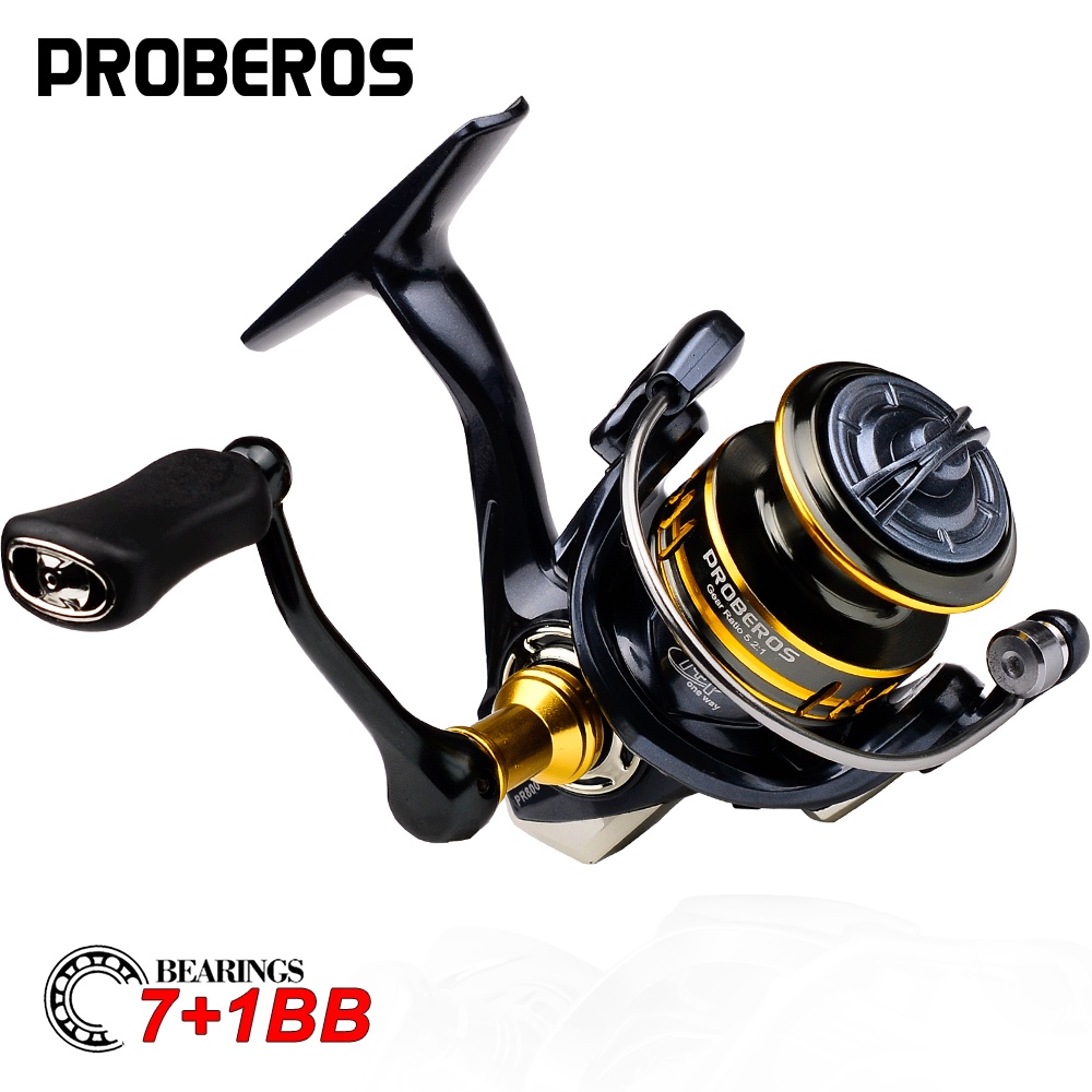 Proberos Ultra Light Fishing Reel 8kb Max Drag Full Metal Coil Spinning ...