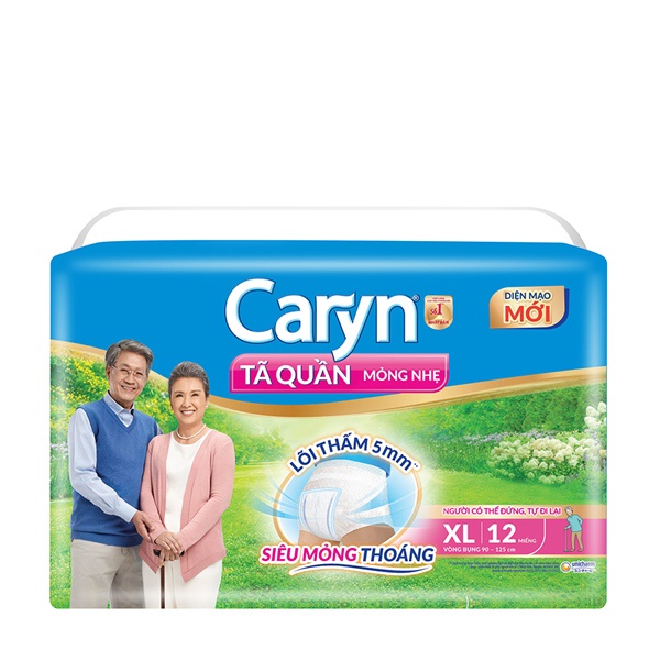 Caryn Thin and Light Diaper Pants XL12 (package) | Shopee Philippines