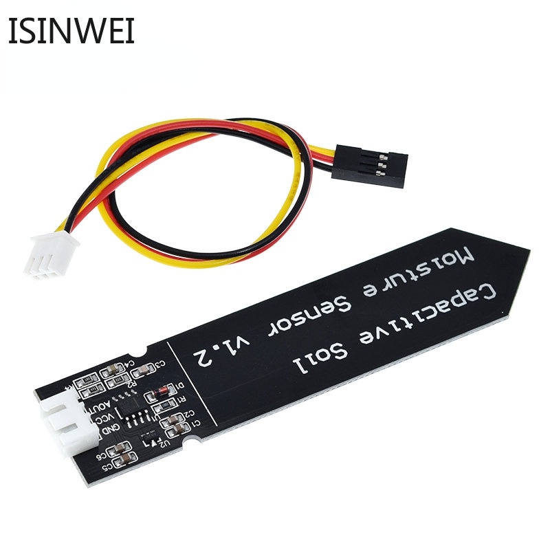 Capacitive Soil Moisture Sensor Corrosion Resistant Wide Voltage Wire ...